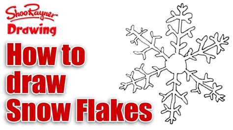How To Draw A Snowflake Easily YouTube