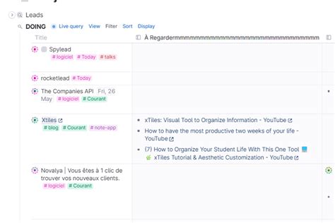 Resize Columns In Table View Tana Ideas
