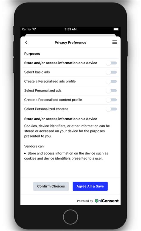Mobile In App Consent Management Solution And Cmp For All Mobile Platforms
