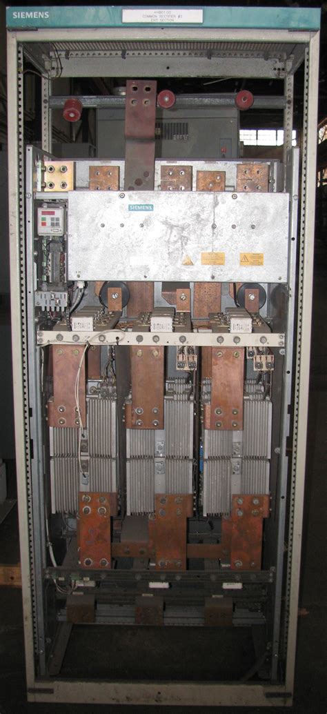 1100 Hp Siemens 6se7041 3ek85 1aa0 Rectifier Regenerating Unit In Floor