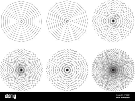Concentric Circle Elements Element For Graphic Web Design Template