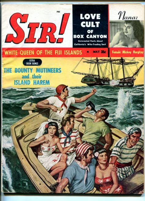 Sir May 1959 John Dillinger Shrunken Heads White Queen Of Fiji