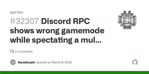 Discord Rpc Shows Wrong Gamemode While Spectating A Multi Room After Switching Mode In Freestyle