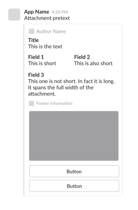 Slack Message Templates