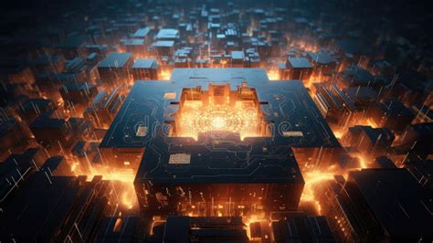 Nature Circuitry Eruption Explosion Stock Illustration Illustration