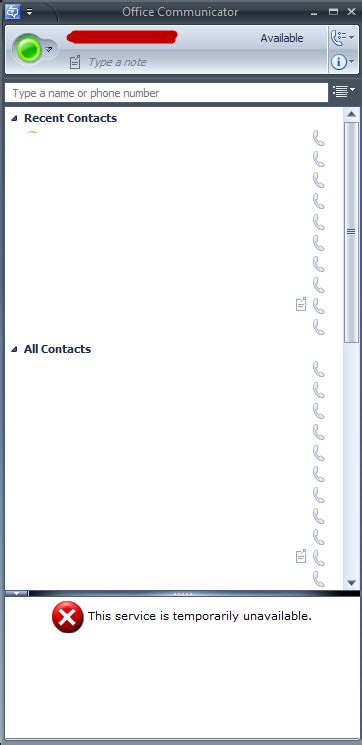 ocs 2007 r2 load balancing response group service unavailable elan
