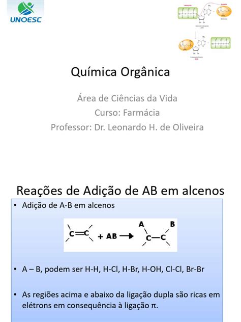 Química Orgânica Aula 13 Download Grátis Pdf Alceno Hidrogenação