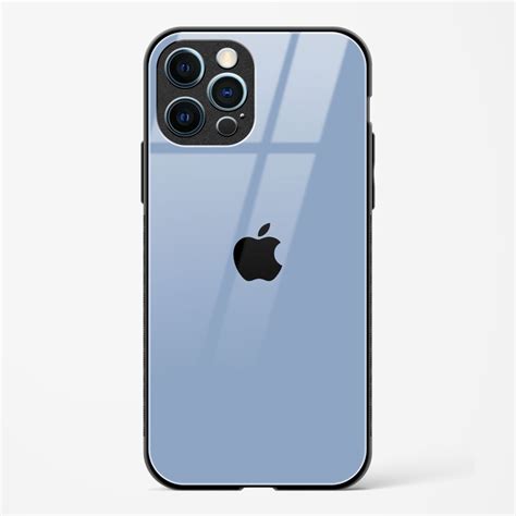 Buy Sierra Blue Glass Case For Iphone 12 Pro Max