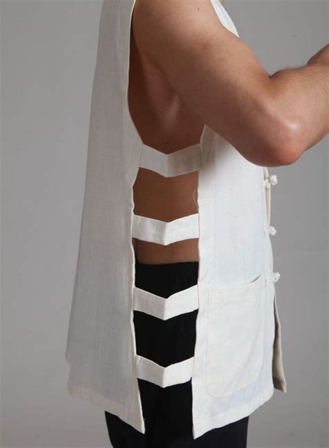 Traditional Manchu Sleeveless Shirt Or Ma Gua Chin