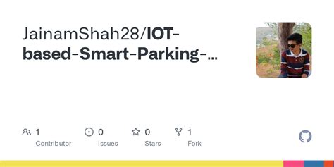 GitHub JainamShah IOT Based Smart Parking System