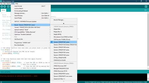 Program The Stm32f103c8t6 Blue Pill Led Blinking