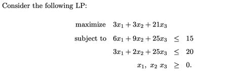 2a Write Out The Dual Of The Above Problem 2b
