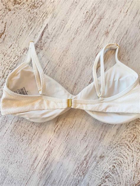 Top Biquíni Off White Crespinho Day Modry Beachwear