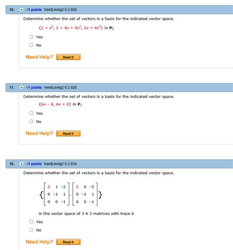 Solved Determine Whether The Set Of Vectors Is A Basis Chegg