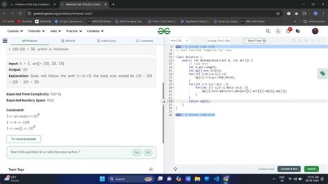 Sahil Kushwaha On Linkedin Geekstreak2024 Codingchallenge