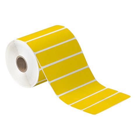 4 X 1 12 Yellow Desktop Direct Thermal Label 960roll 12case