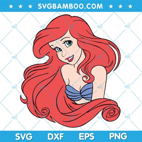 Ariel Disney The Little Mermaid Svg Disney Ariel Svg