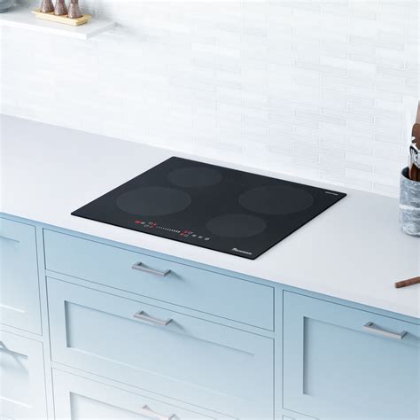 Rangaire 24 Inch Induction 4 Burner Cooktop With Slide Touch Controls