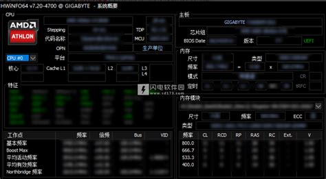 Hwinfo中文版 电脑硬件检测工具hwinfo 8 22 Build 5670 最新中文绿色版 闪电软件园
