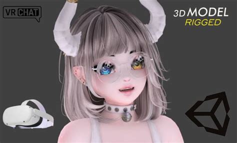 Create Custom 3d Avatar Model Of Vrchat Avatar Vtuber Furry For Vroid