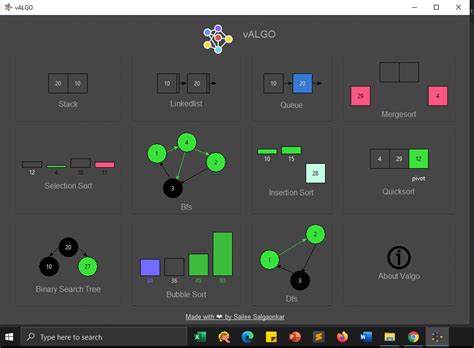 Data Struction Visualization Tool With Audio Explanation Using Python
