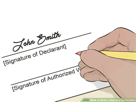 Simple Ways To Write A Statutory Declaration 14 Steps