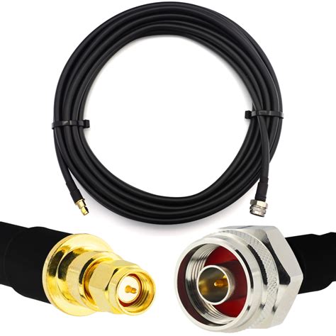 Sma Male To N Male Hex 15m Ip67 Coaxial Cable — Lmr400 Uf Ultraflex