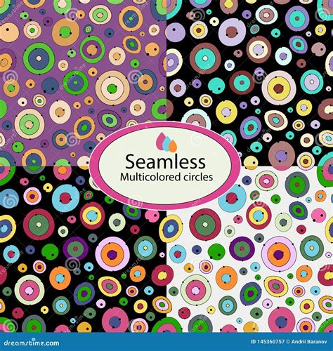 Pattern 07 Multicolored Circles Stock Vector Illustration Of Decoration Bubble 145360757
