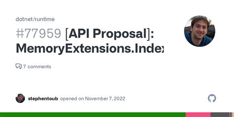 [api proposal] memoryextensionsdexofany{except}whitespace · issue 77959 · dotnet runtime