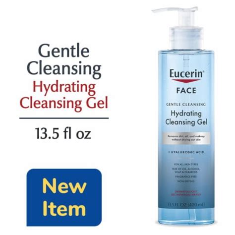 Eucerin Face Gentle Cleansing Hydrating Cleansing Gel With Hyaluronic
