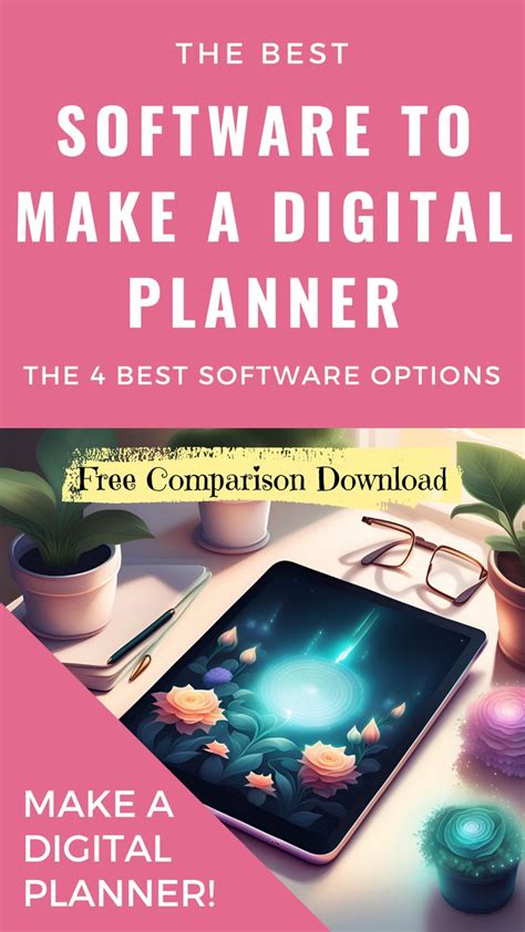 Software Comparison Cheat Sheet Digital Planner Planner Planner Comparison