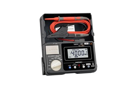 Hioki เครื่องทดสอบฉนวน Insulation Tester รุ่น Ir4053 10