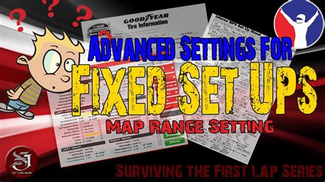 IRacing Advanced Settings Car Setup Map Range YouTube