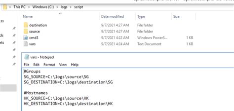 Copy Files With Loading Variables Using PowerShell BLOG