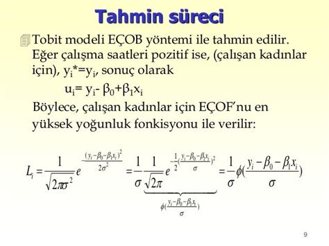 Tobit Modelandtobit Modeli