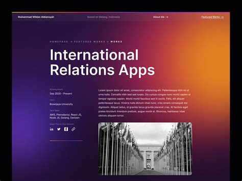 Software Engineer Portfolio By Gilang Nur Aidi On Dribbble