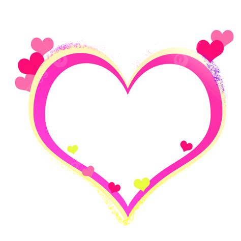 핑크 사랑 테두리 하트 일러스트 사랑의 테두리 핑크 하트 테두리 틀 Png 일러스트 및 이미지 에 대한 무료 다운로드 Pngtree