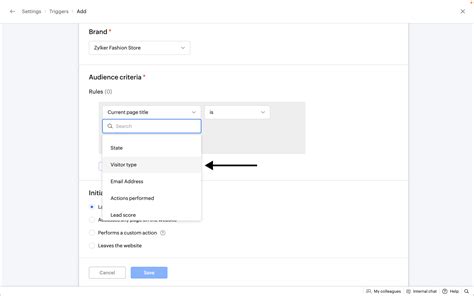 Triggers Zoho Salesiq