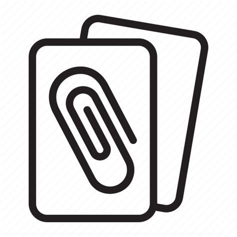 attach attachment file folders ui paper icon download on iconfinder