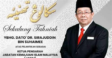 Tahniah Dr Sirajuddin Anwar Harian Metro