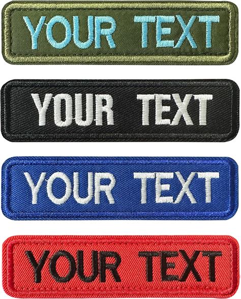 2pcs Custom Name Patch Personalized Rocker Patch