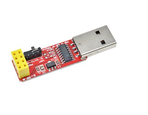 Ch340 Usb To Esp 01 Esp8266 Programmer Adapter With Switch Techbitshop