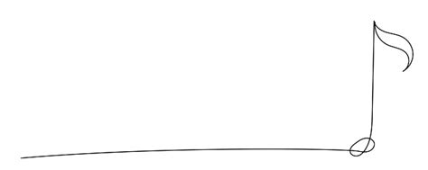 라인 아트 음표 기호 하나의 연속 개요 음악 사운드 아이콘입니다 낙서 곡선 윤곽선 얇은 스트로크 윤곽선 그리기 Clasical Note 스타일 0명에 대한 스톡 벡터 아트