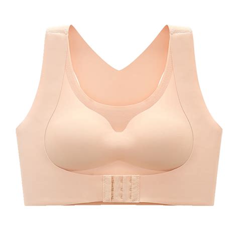 Pedort Sticky Bras For Women Daisy Bra Front Snaps Comfortable