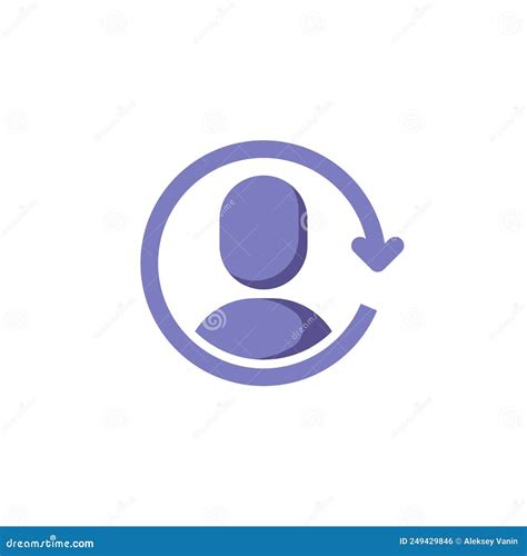 Synchronisation Vector Icon On White Background Flat Vector
