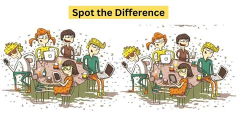 Spot The Difference Printable With Answers