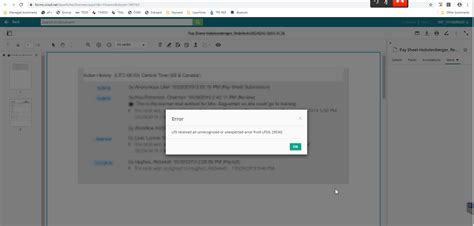 Error Lfs Received An Unrecognized Or Unexpected Error From Lfds