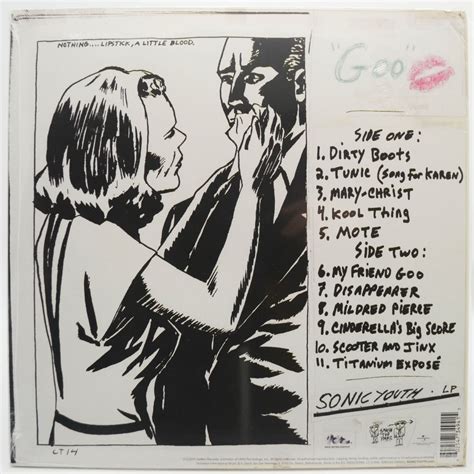 Sonic Youth Goo 5480 ₽ купить виниловую пластинку с бесплатной доставкой