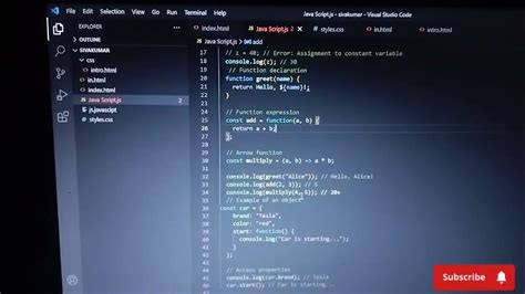 Learn Java Script With Me 💥 Youtube