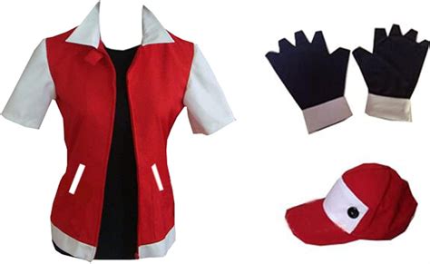 Pokemon Trainer Red Cosplay Costume